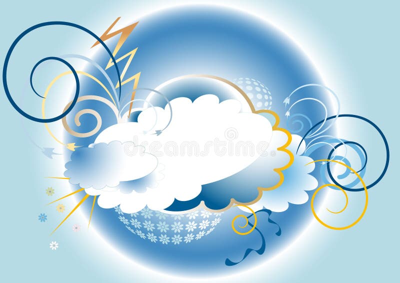 Banner Spring stock vector. Illustration of post, rain - 13134322