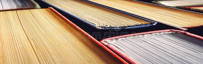 Banner of Stacked Books. Stack of Books Background Stock Image - Image ...