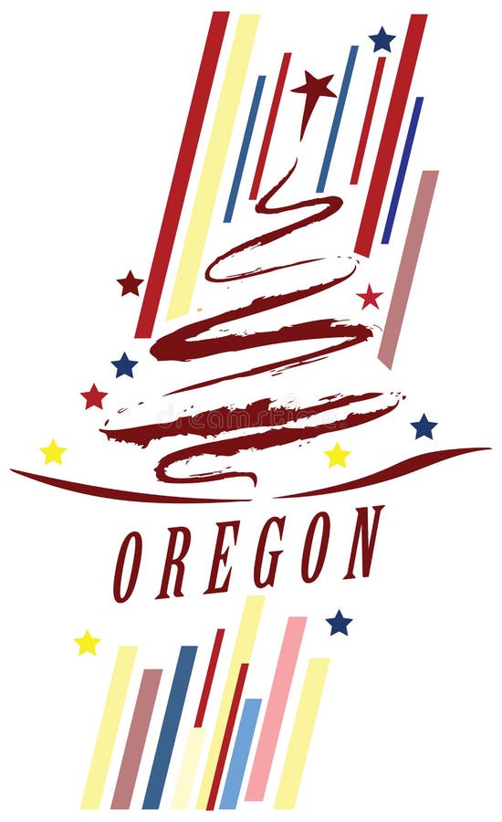 Banner State of Oregon stock vector. Illustration of advertise - 96434929