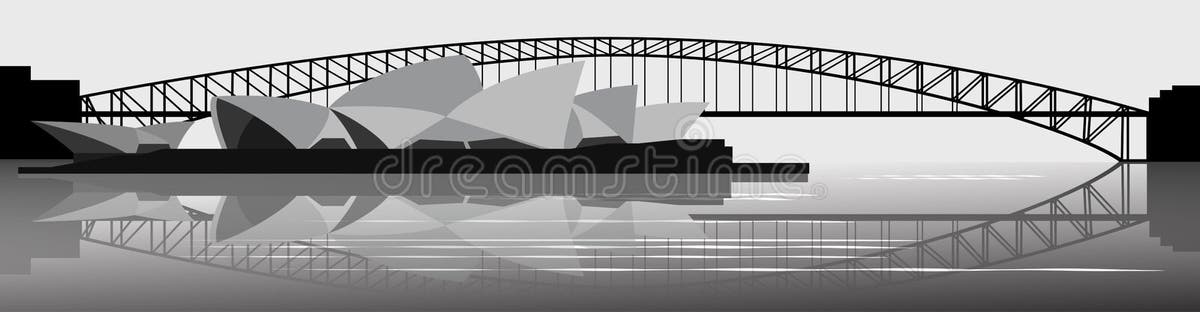 Sydney Opera House Silhouette Stock Illustrations – 396 Sydney Opera ...