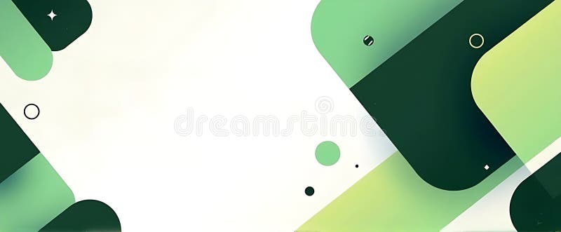 Banner Template Design for a Professional Business with Green Geometric ...