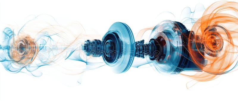 The Banner Template Features Sleek Graphics of CAD Designs and ...