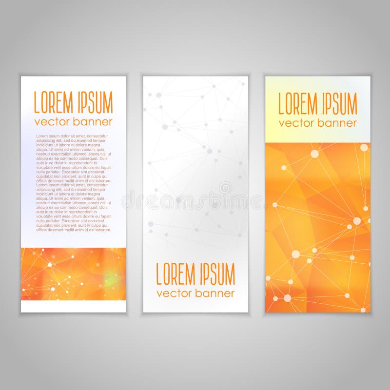 Brochure Page, Banner And Business Card Vector Design Templates With ...