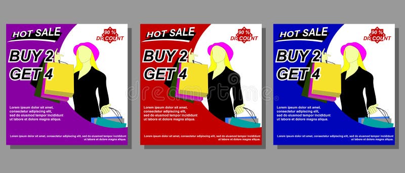 Sales Advertising Banner Templates, Social Media, Instagram Posts ...