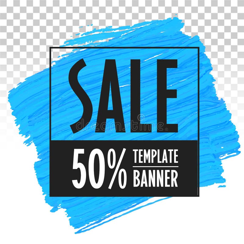 Banner Template for Sales Trend Vector Eps Stock Vector - Illustration ...