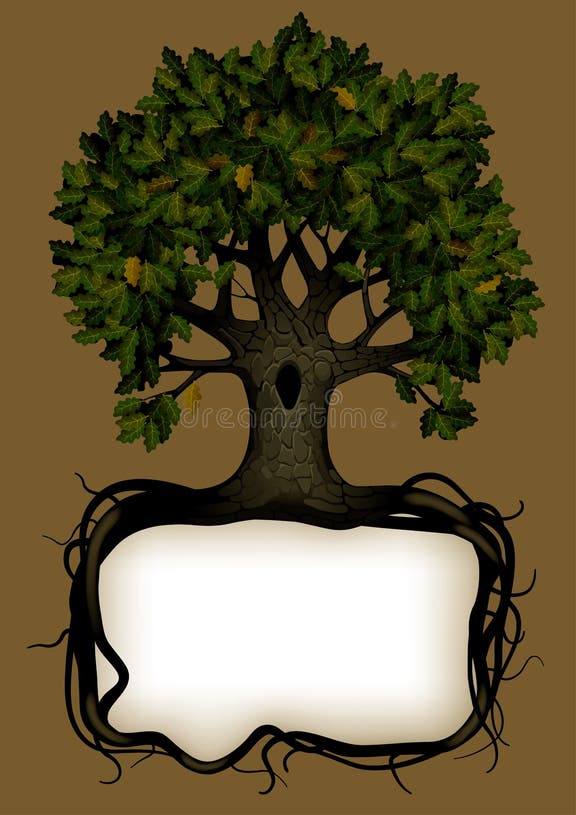 Oak Tree Banner Stock Illustrations – 14,065 Oak Tree Banner Stock ...