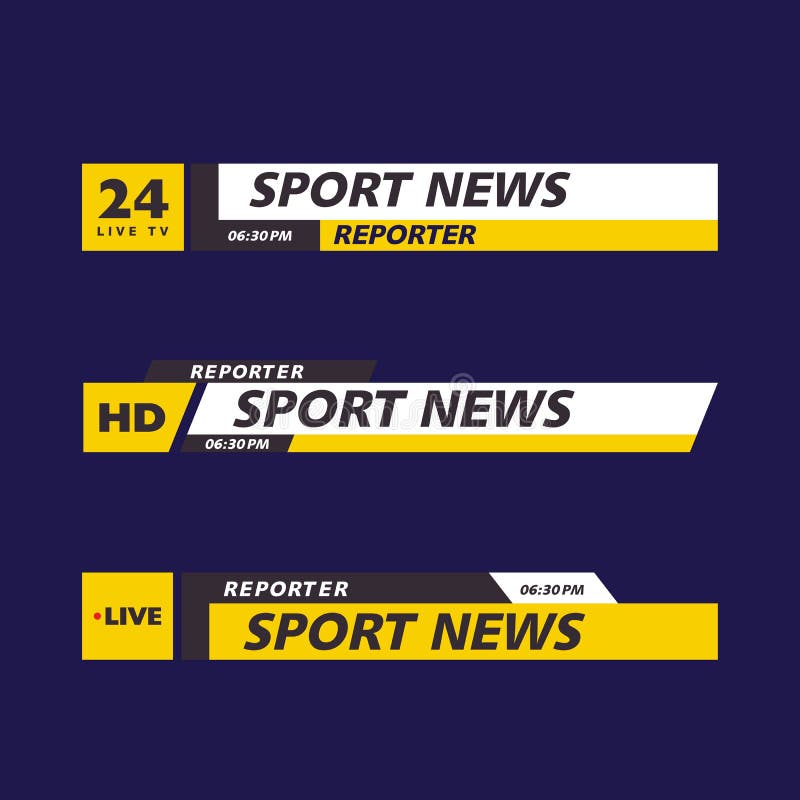 Banner TV Vector Icon Illustration Stock Vector - Illustration of ...