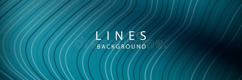 Banner Wave Lines Pattern an Abstract Stripe Background, Vector Stock ...