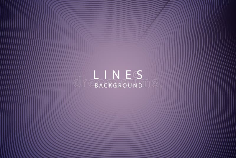 Banner Wave Lines Pattern an Abstract Stripe Background, Vector Stock ...