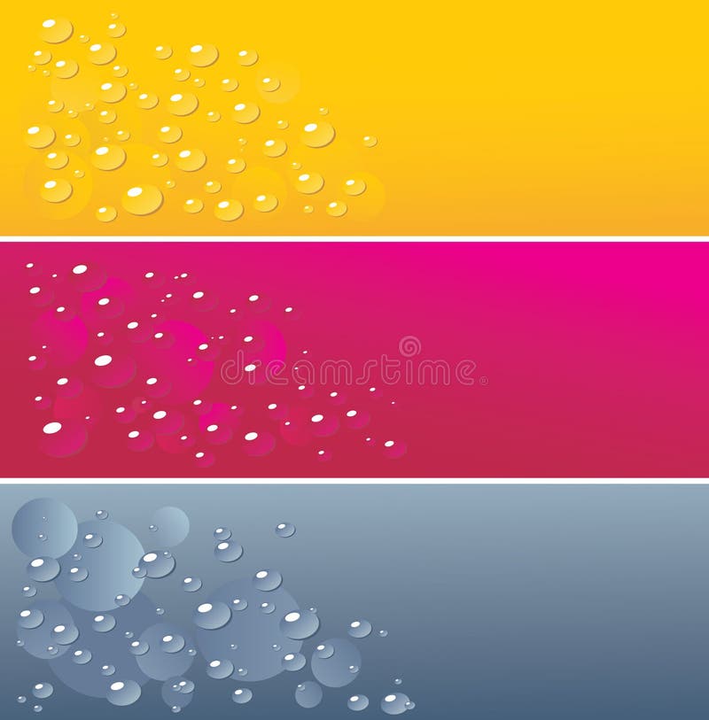 Banner for web with drop stock vector. Illustration of clear - 14962185