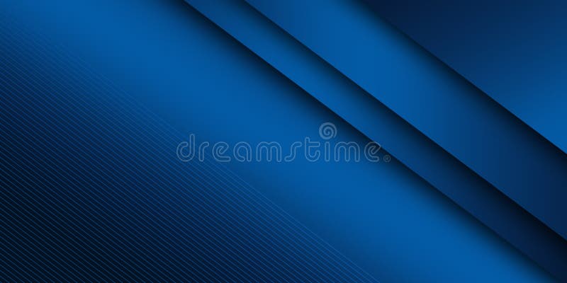 Banner Web Line Design Abstract Background Blue Color Stock ...