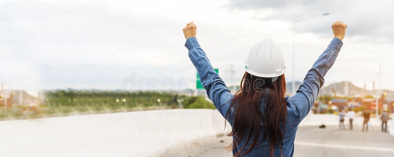 Woman Engineer Entrepreneur Construction Industry Worker. Female ... Woman Engineer Entrepreneur Construction Industry Worker. Female ...