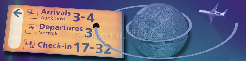 Banner World Wide Communication Stock Illustration - Illustration of ...