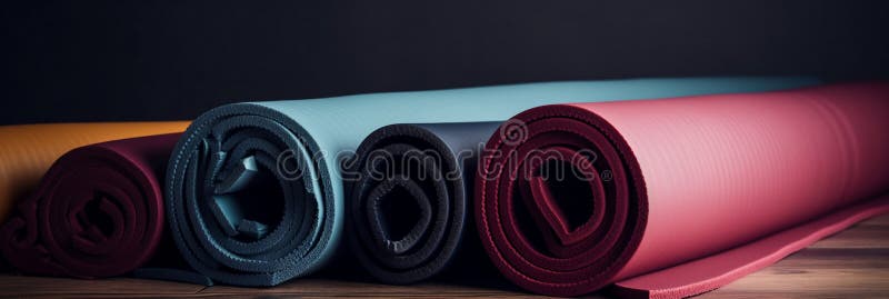 Relax and Unwind with Stylish Yoga Mats, Generative AI Stock ...