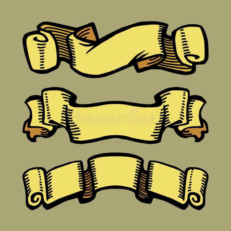 Retro vector banners stock vector. Illustration of antique - 8162147