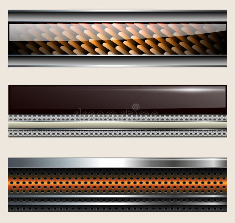 Chrome Banners Stock Illustrations – 2,121 Chrome Banners Stock ...