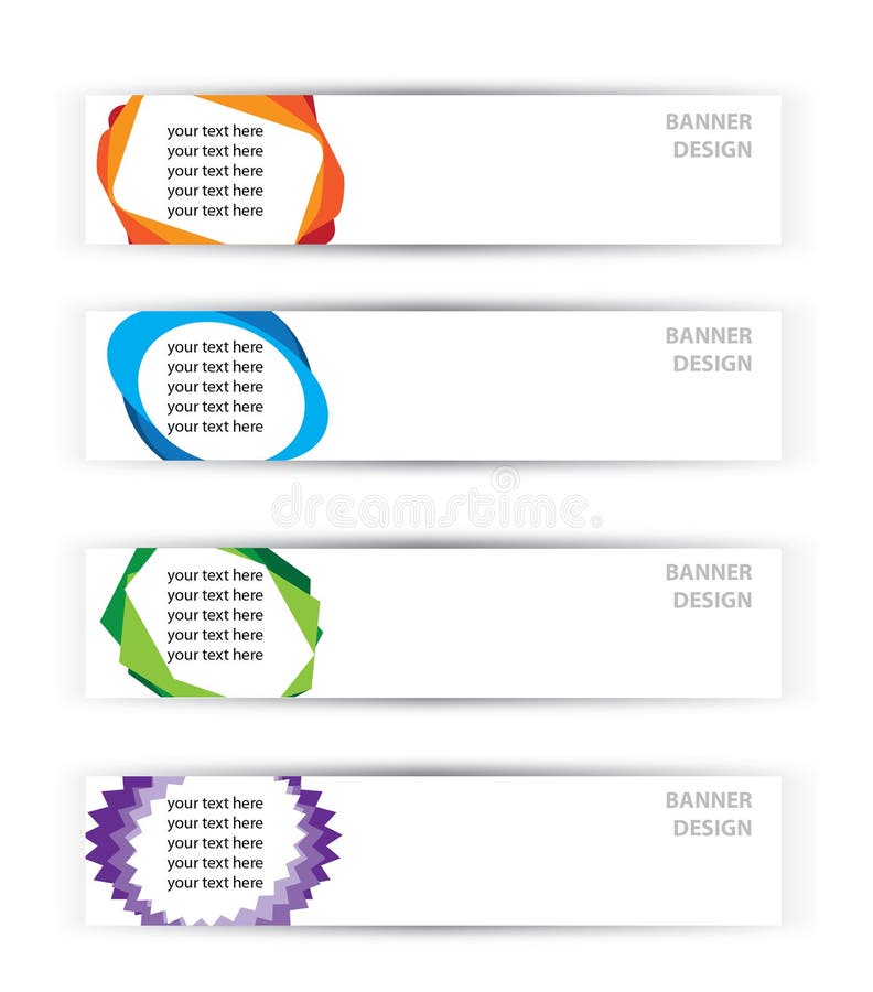 Banners stock vector. Illustration of background, concept - 23412135