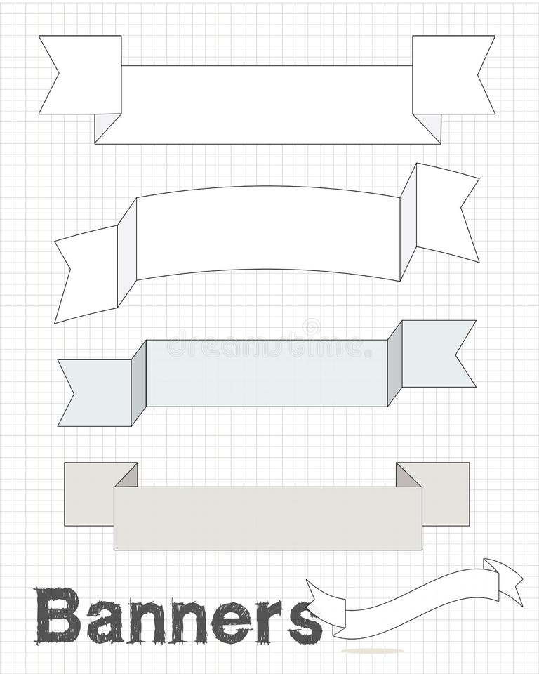 Plain Banners Stock Illustrations – 3,640 Plain Banners Stock ...