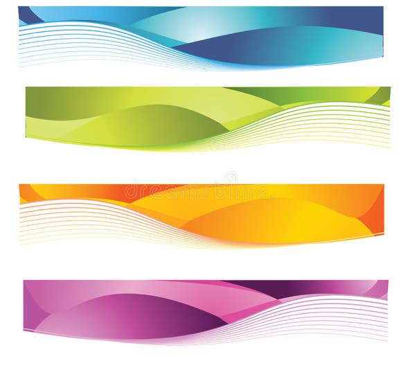 Banners stock vector. Illustration of home, banner, beams - 9497152