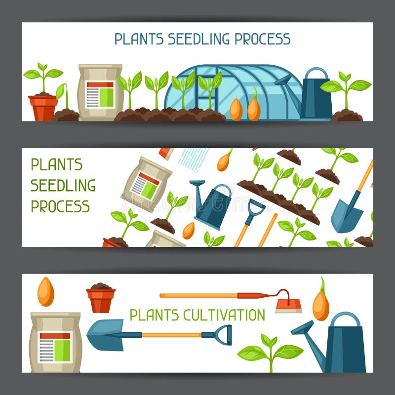 Cultivation Of Plants Black Icon Concept Cultivation Of Plants Flat