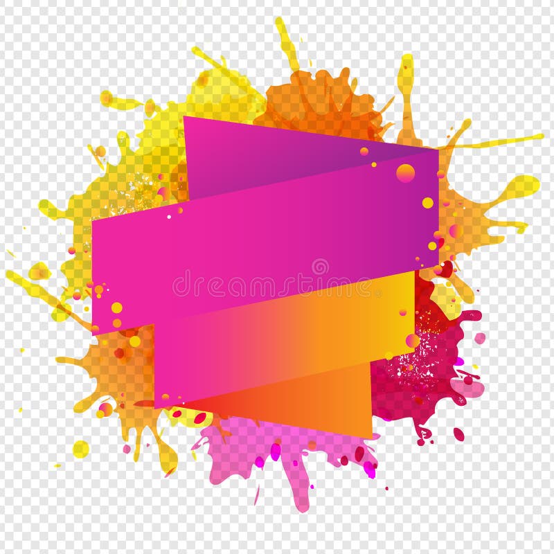 Banners Blobs Poster Isolated Transparent Background Stock Vector - Illustration of special ...