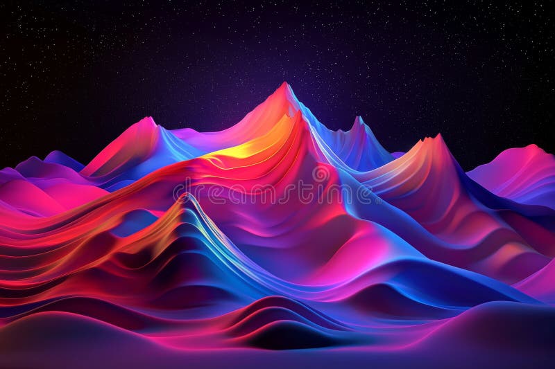 For Banners and Business Presentations, Use this Abstract Mountain ...