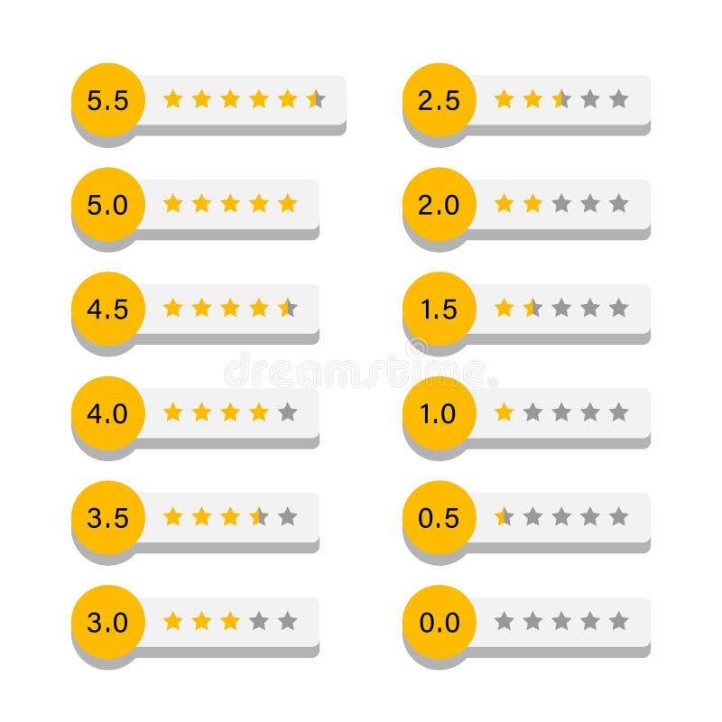 Star rating symbol design stock vector. Illustration of vote - 312960400