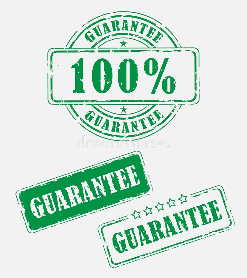 Guarantee Stamp stock vector. Illustration of vector - 316737062