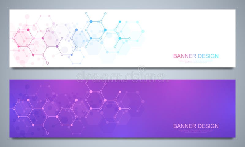 Science headers stock vector. Illustration of design - 14363597