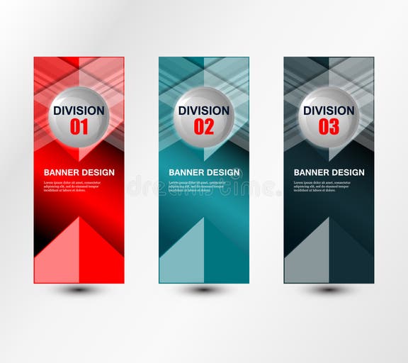 Banners division design stock vector. Illustration of shape - 66416030