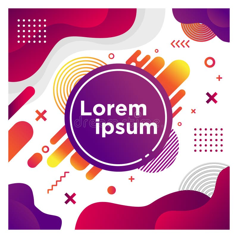 Banners with Dynamic Modern Concepts Stock Illustration - Illustration ...