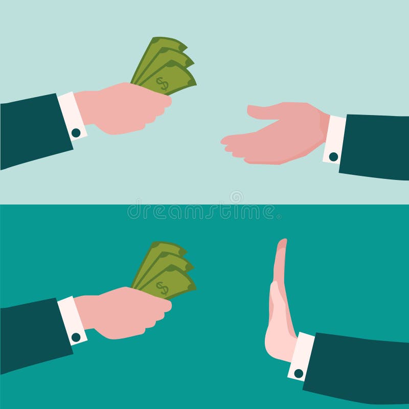 Refusing Money Stock Illustrations – 122 Refusing Money Stock ...