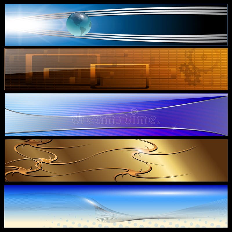 Banners, headers stock vector. Illustration of circles - 14904794