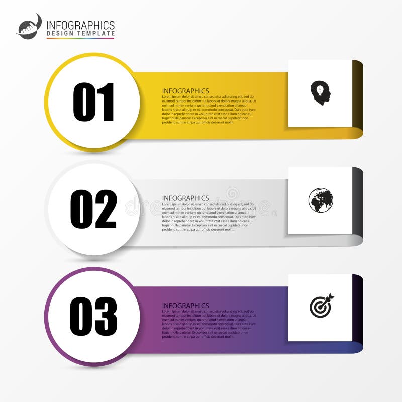 Banners for Infographics. Business Template Stock Vector - Illustration ...