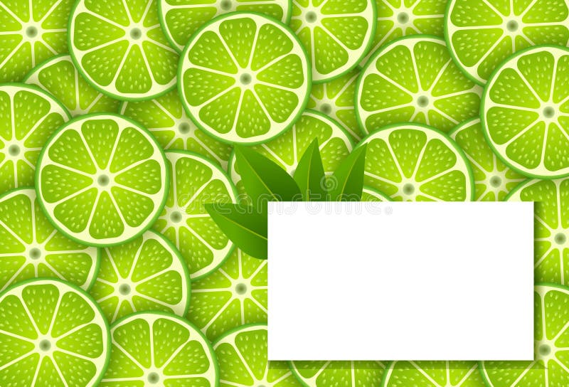 Banners with lime stock vector. Illustration of green - 79004494