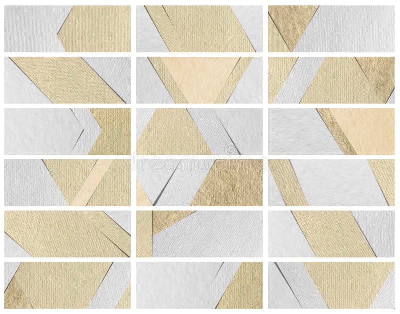 Banners Paper Texture Background Material Design Stock Photo - Image of ...