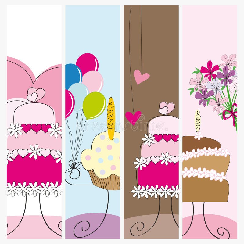 Banners on special days stock vector. Illustration of gift - 20782793