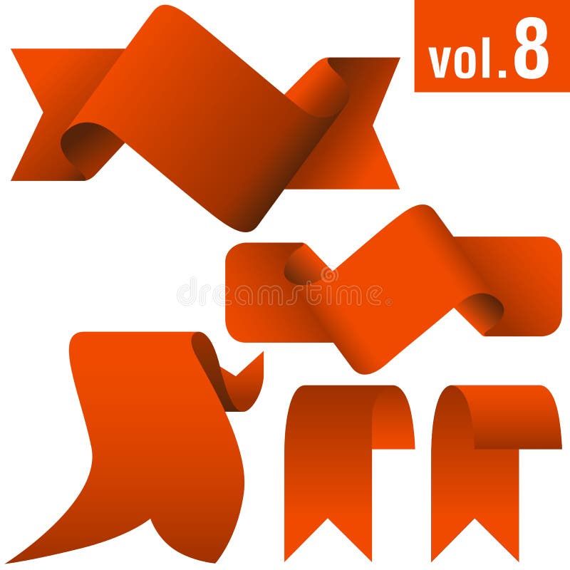 Banners vol.8 stock vector. Illustration of ribbon, vector - 1760619