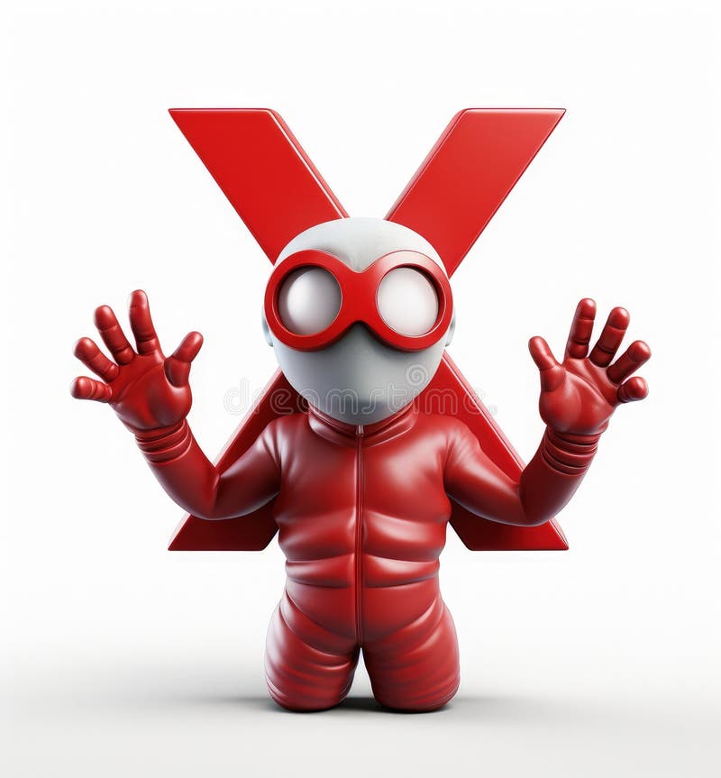 Banning Entry: a 3d Prohibition Concept with a Red X Sign, a Virtual ...