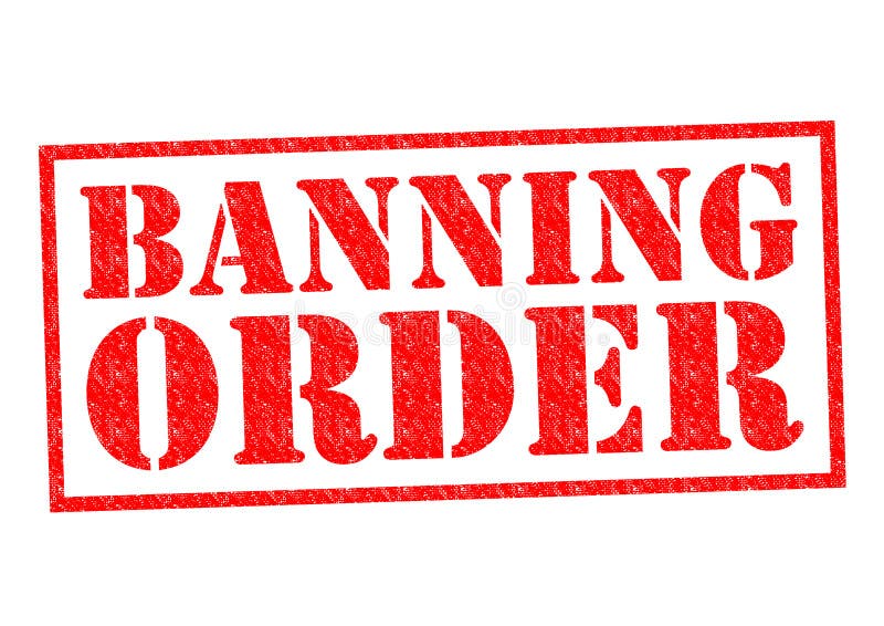 Banning Sign Stock Illustrations – 295 Banning Sign Stock Illustrations ...