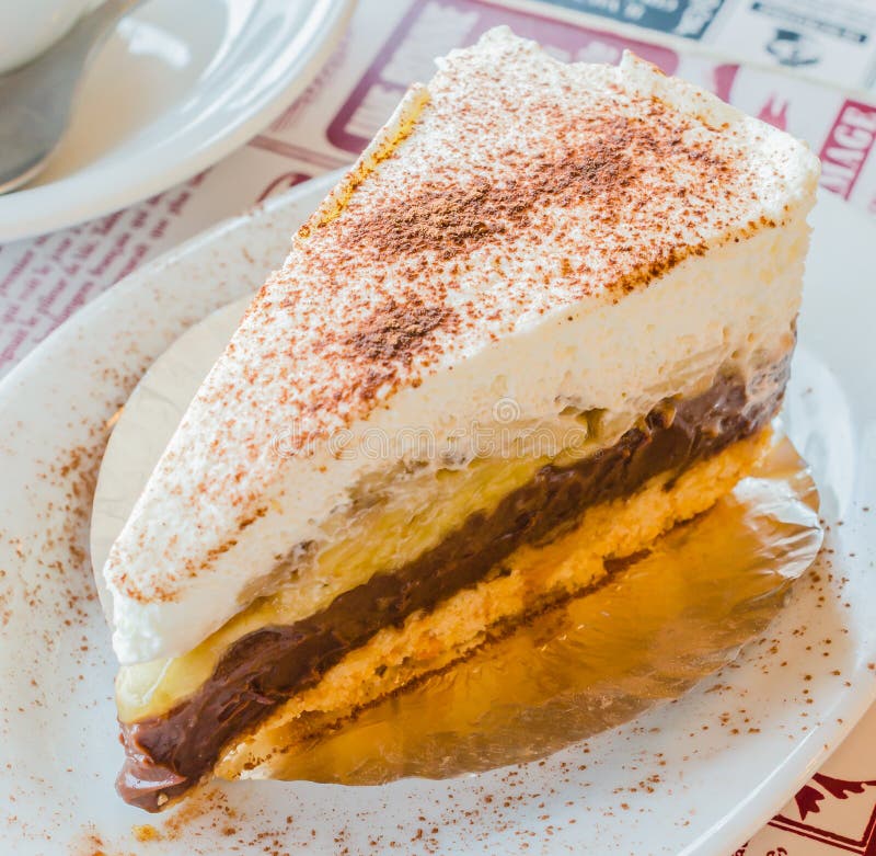 Banoffee cake stock photo. Image of brown, caramel, closeup - 32544522