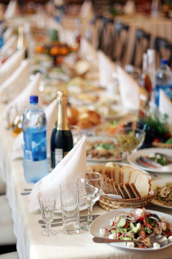 Banquet stock photo. Image of center, bread, garnish, event - 7011496