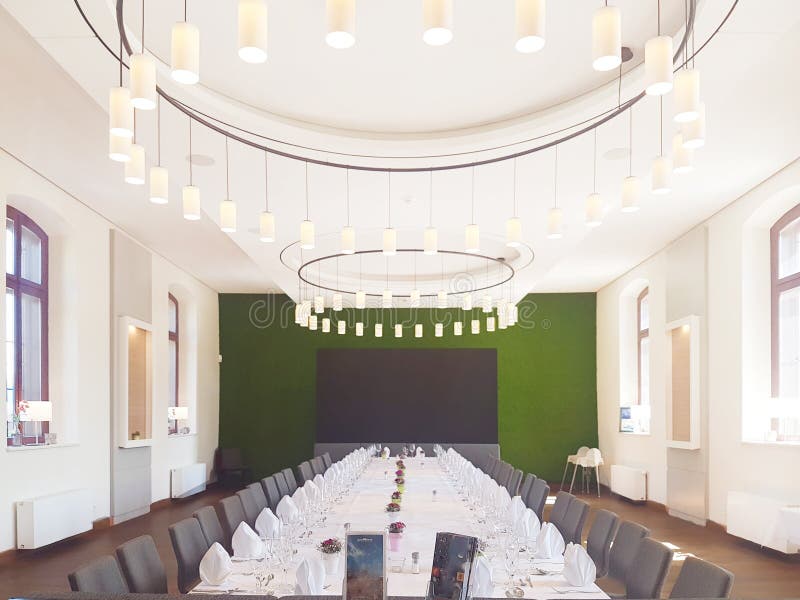 Banquet Hall for Fine Dining or Wedding Stock Image - Image of bothmer ...