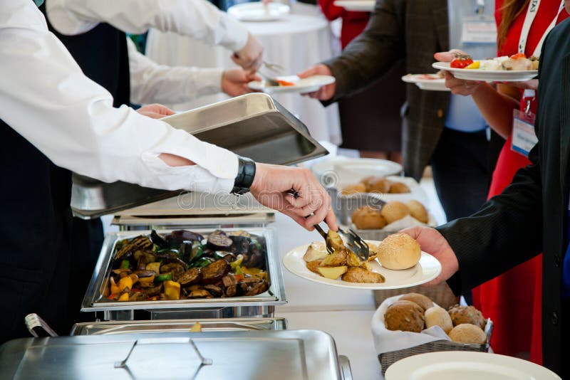 Banquet stock photo. Image of group, meal, fish, party - 61464790