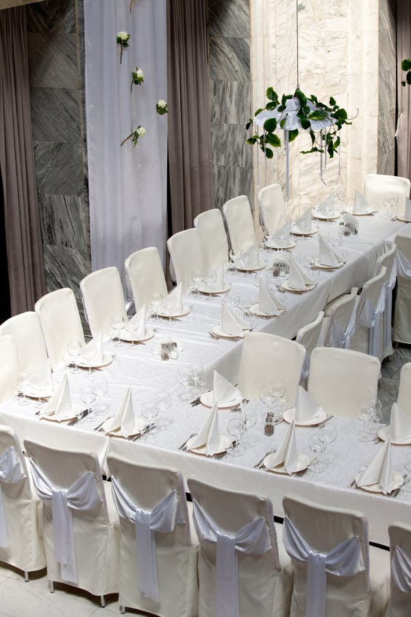 Banquet table stock photo. Image of kitchen, utensil - 14998972