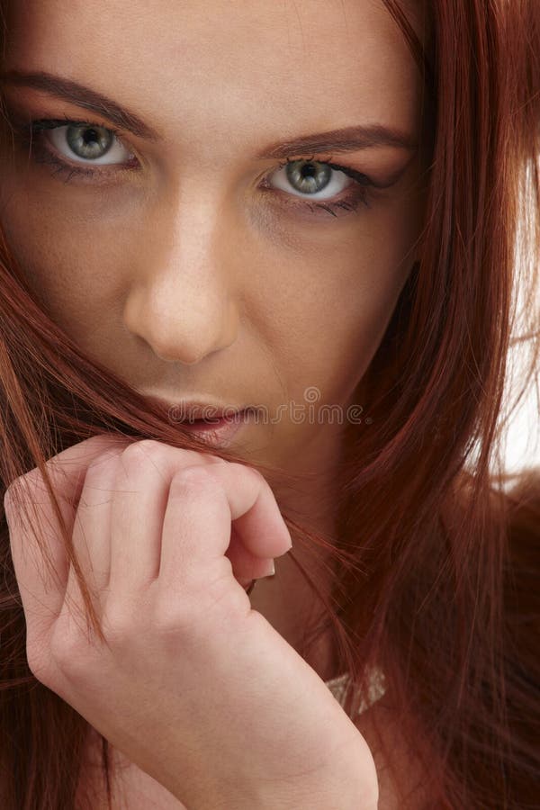 Banshee stock image. Image of eyes, gazing, hair, clean - 4536275