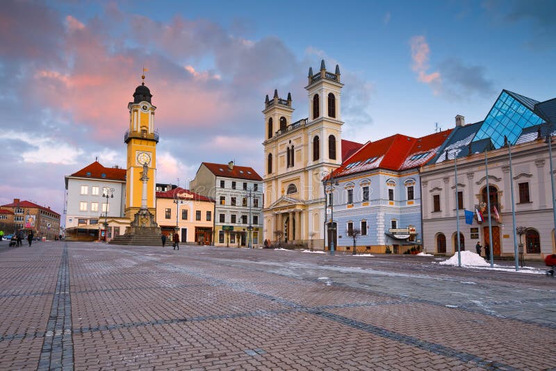 Banska Bystrica editorial image. Image of square, bystrica - 65704625