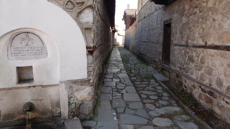 Bansko old town stock photo. Image of brick, temple - 193185178
