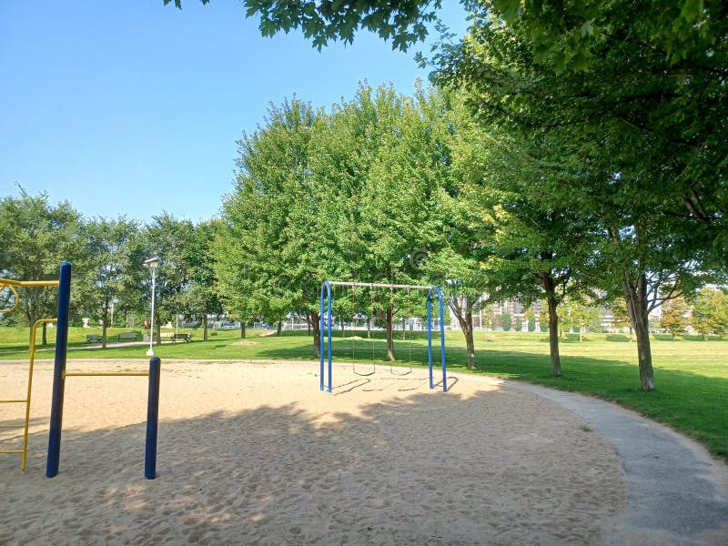 Banting park outside view stock image. Image of plants - 354150701