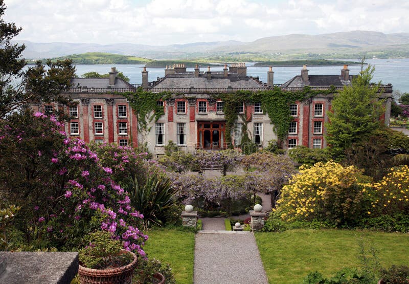 Bantry House stock photo. Image of garden, water, atlantic - 14604120